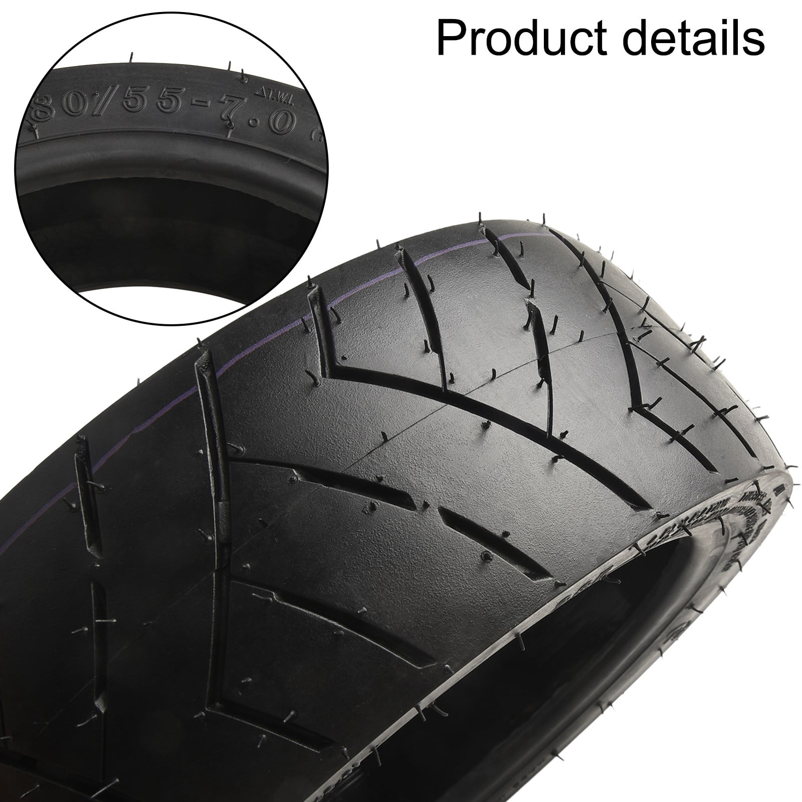 10.5*3.0 Self-repair Highway Vacuum Tire For Ninebot P65D E-Scooter 80/ ...