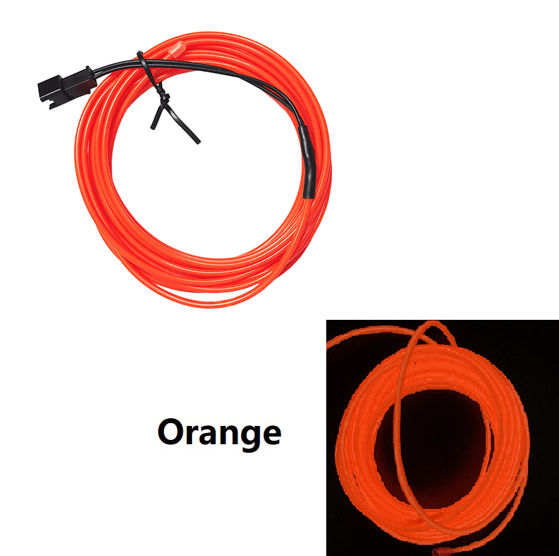 10/5/3m flexible neon light dance party decor light battery usb neon ...