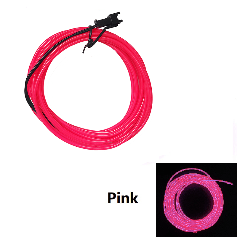 10/5/3m flexible neon light dance party decor light battery usb neon ...