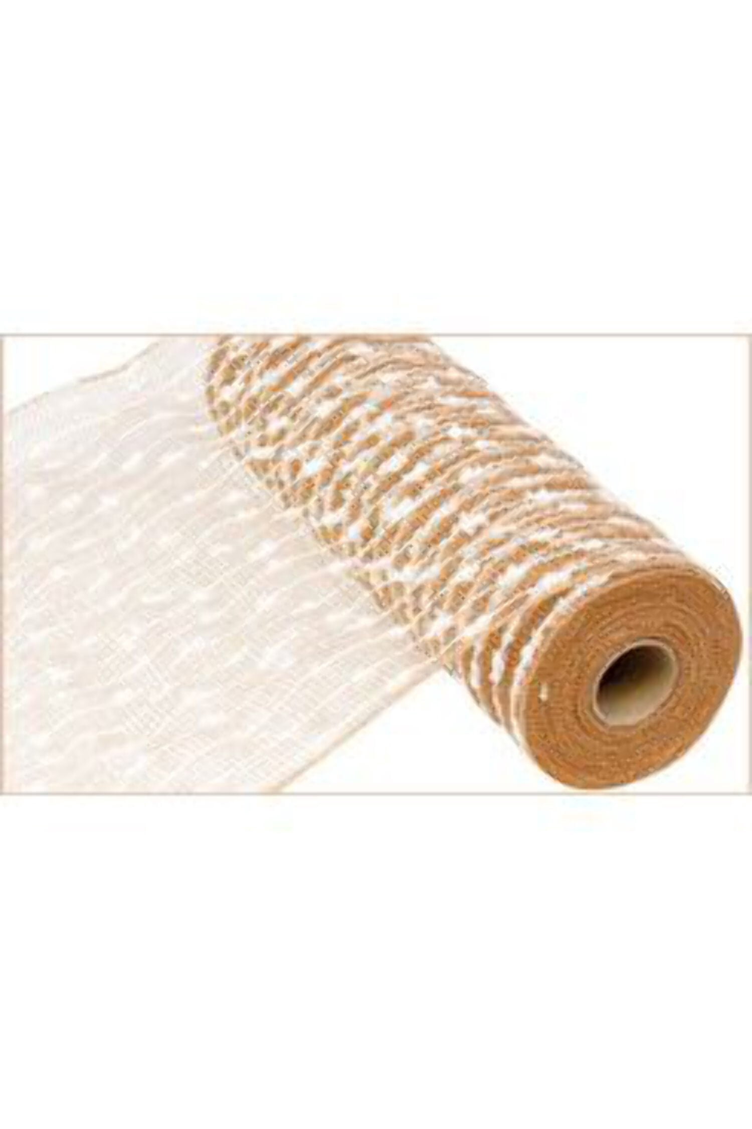 10.5" Cotton Ball Poly Jute Mesh: Natural (10 Yards) - Walmart.com