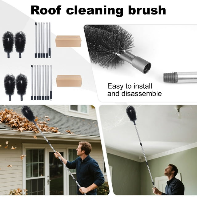 10.5 FT Gutter Cleaning Tools from The Ground Rain Gutter Cleaning ...