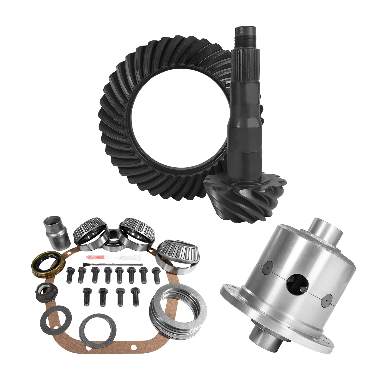 10.5" Ford 4.30, Rear Ring & Pinion, Install Kit, 35 Spline Posi ...