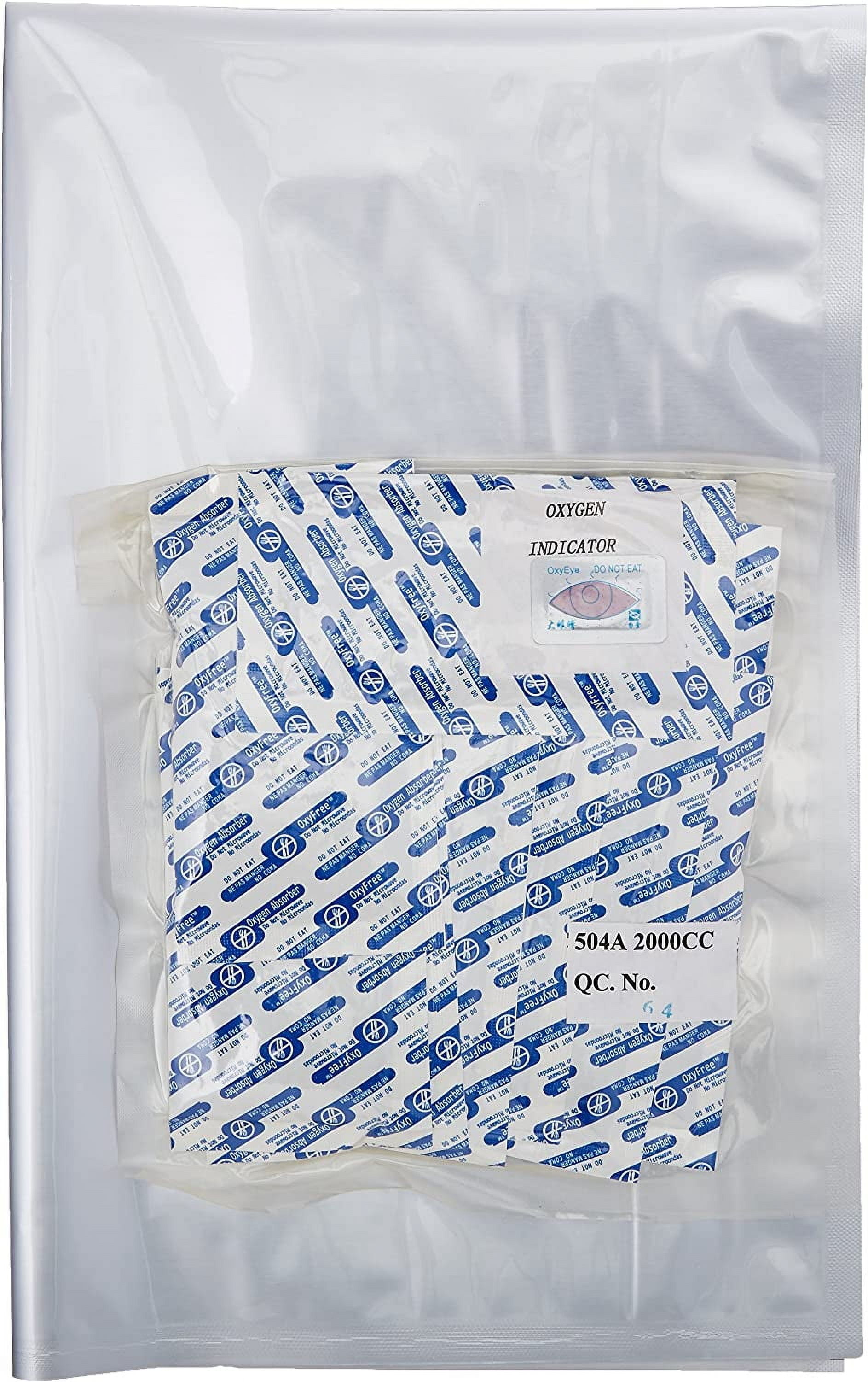 (10) 5-Gallon 5 Mil ShieldPro Genuine Mylar Aluminum Foil Bags with (10 ...