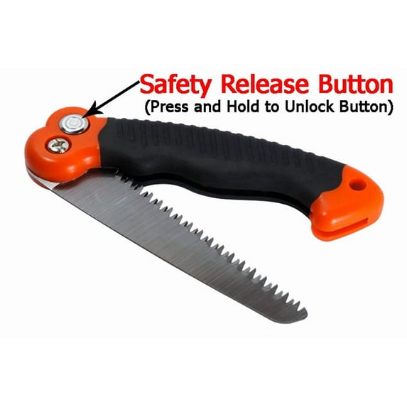 10.5-Inch Open Length Folding Mini Camping/Pruning Saw, Tripe Teeth Saw ...