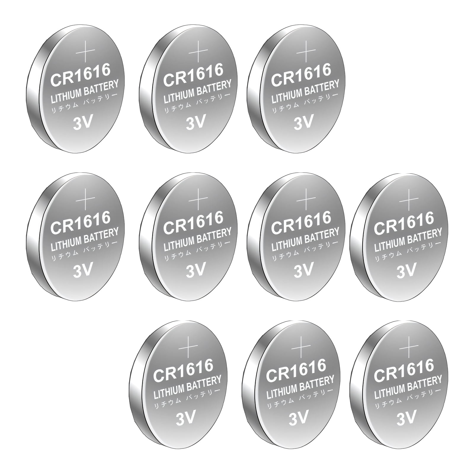10/5 Piece CR1616 Coin Button Cells 3V Voltages 55mAh Stable Power ...