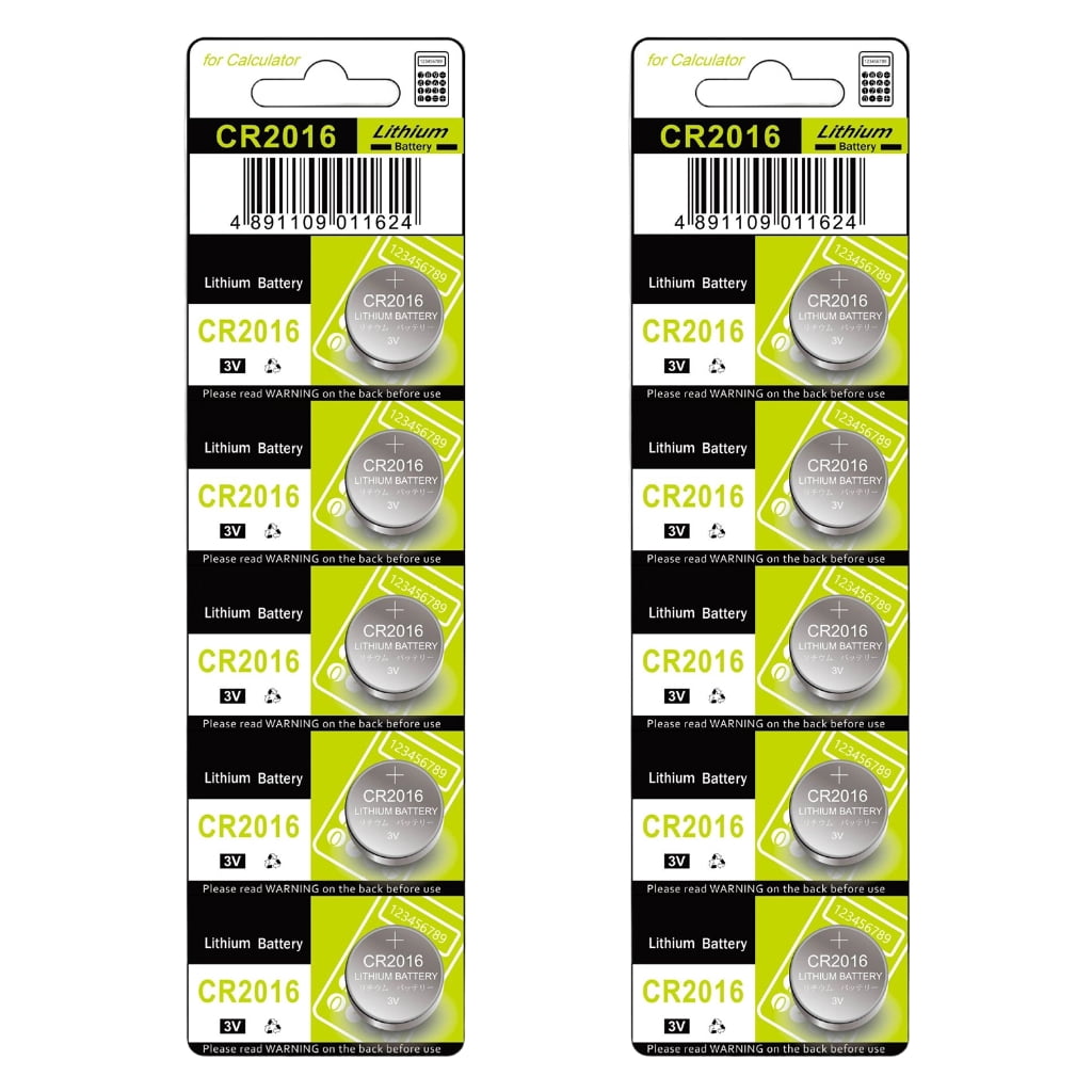 10/5 Piece CR2016 Coin Battery Button Cells 3V Voltages 80mAh Stable ...