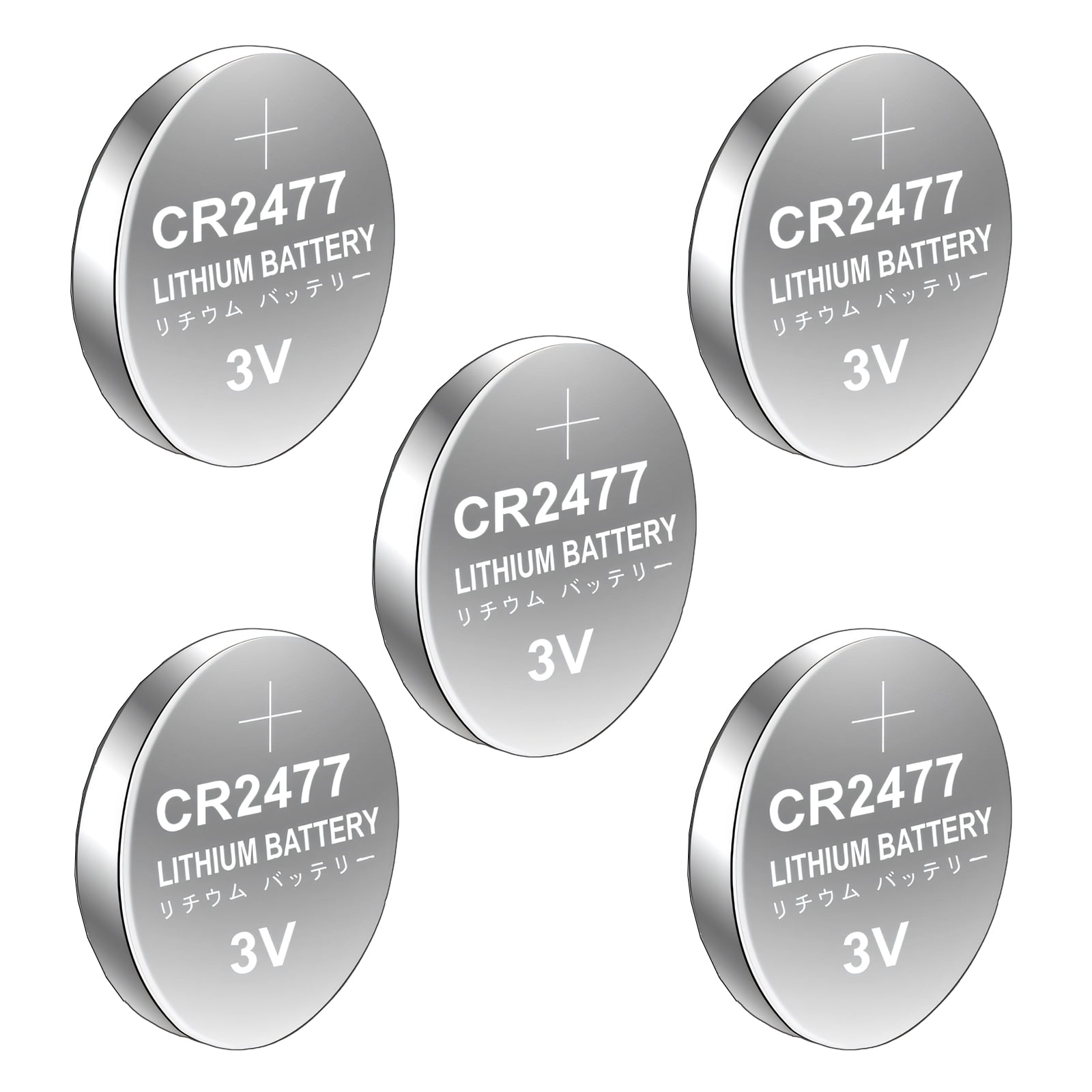 10/5 Piece CR2477 Coin Button Cells 3V Voltages 1000mAh Stable Power ...