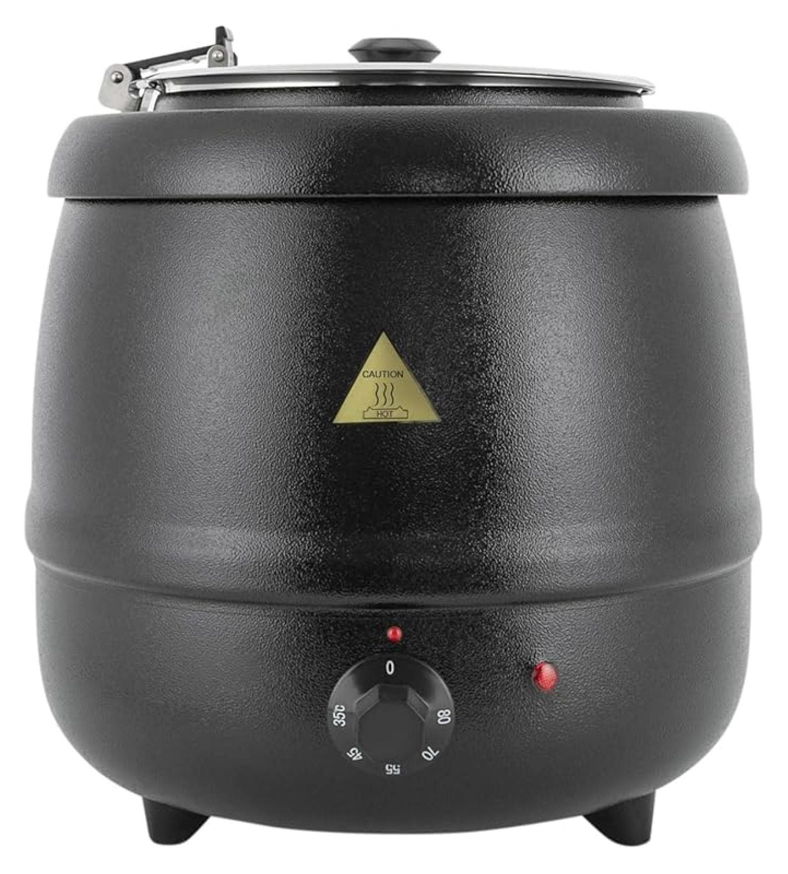 10.5 Qt Soup Warmers Grade Soup Kettle with Lid and Detachable ...