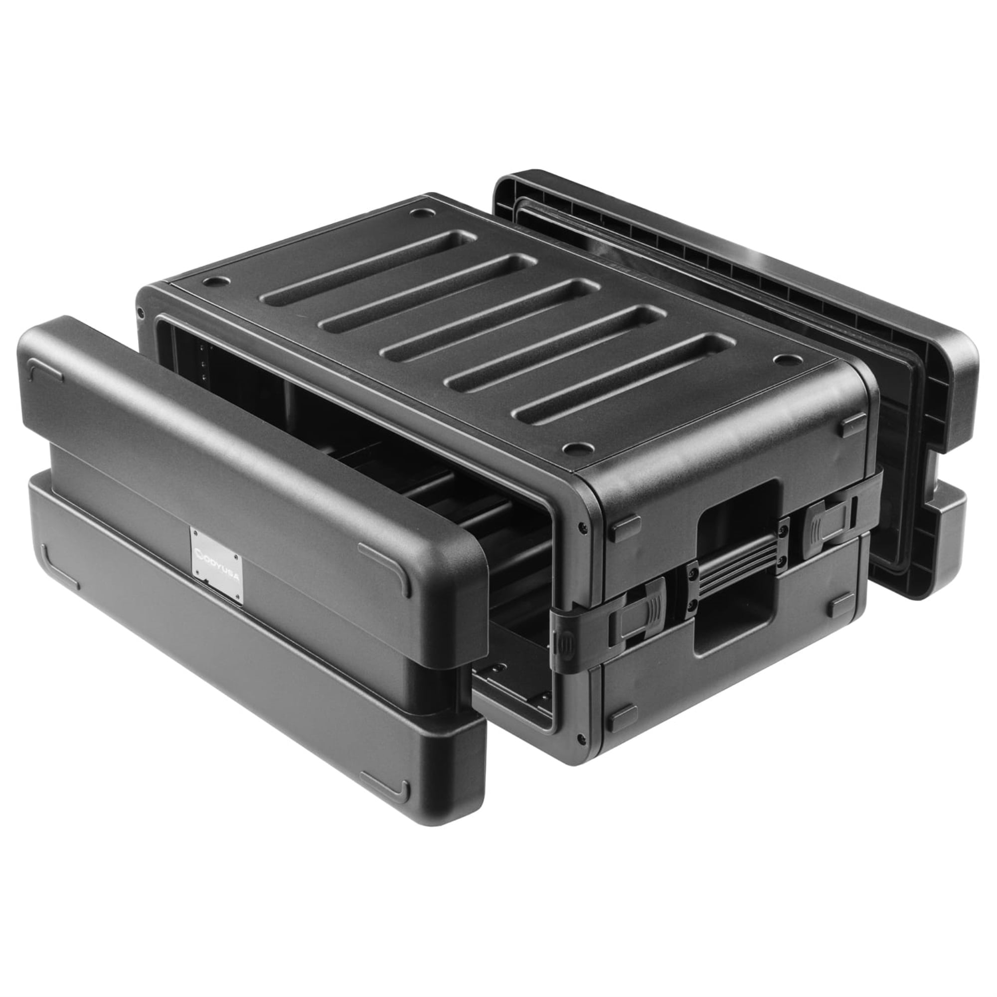 10.5" Rail-to-Rail Watertight Dust-proof Injection-Molded 4U Rack Case ...