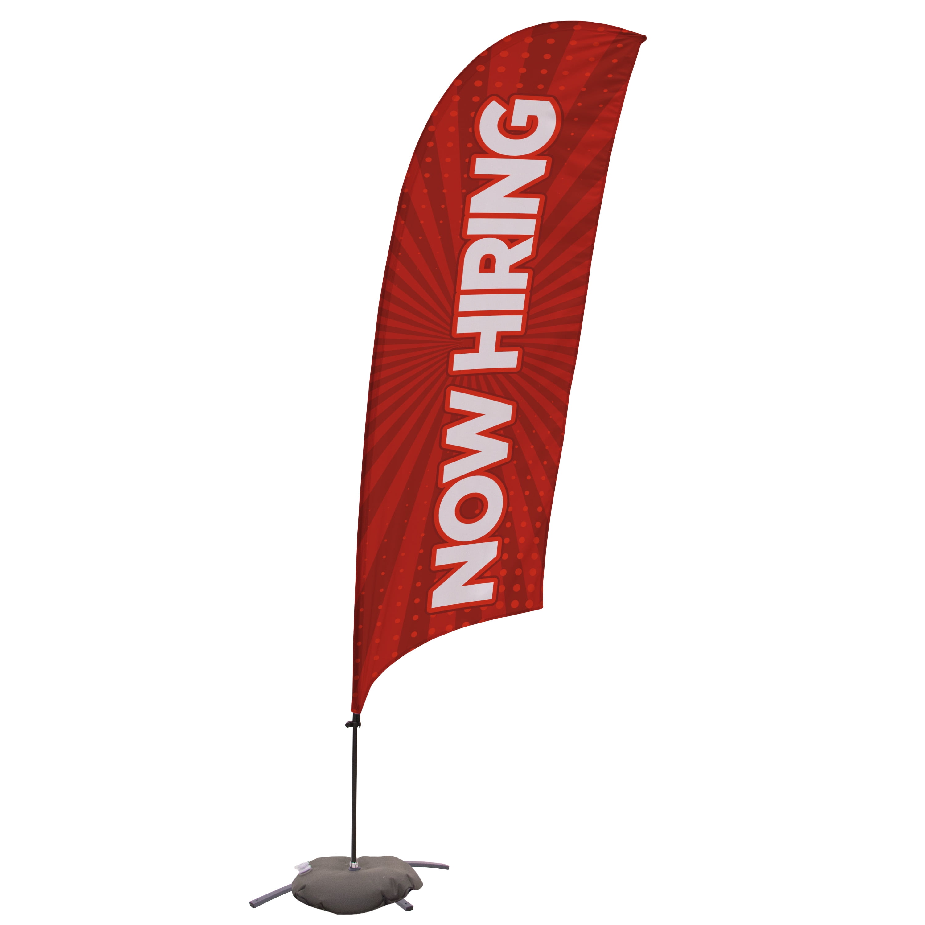 10.5' Value Razor Sail Sign Kit (Single-Sided with Cross Base) - Now ...