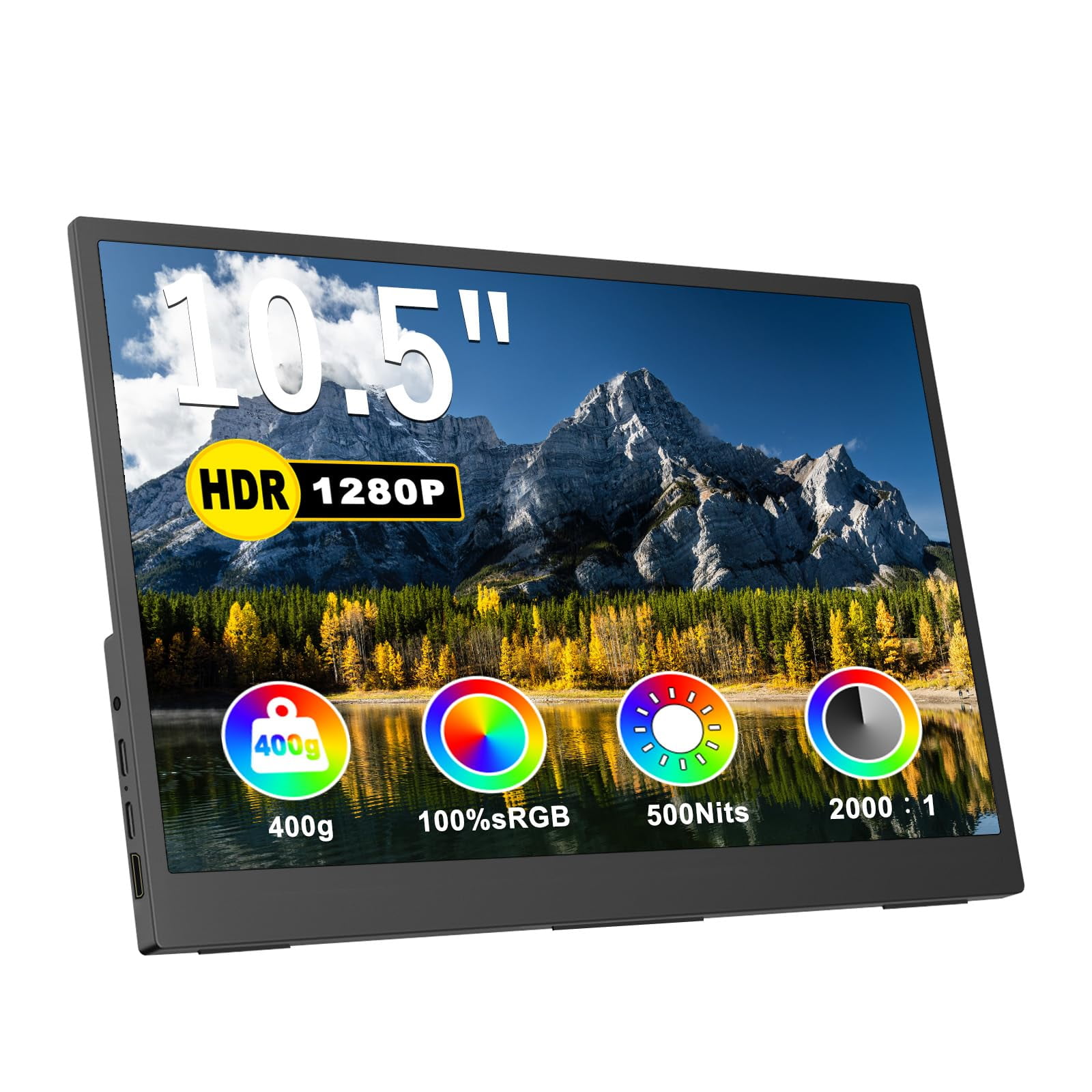 10.5-inch Portable Display 1920x1280 3:2 productivity screen | 500 high ...