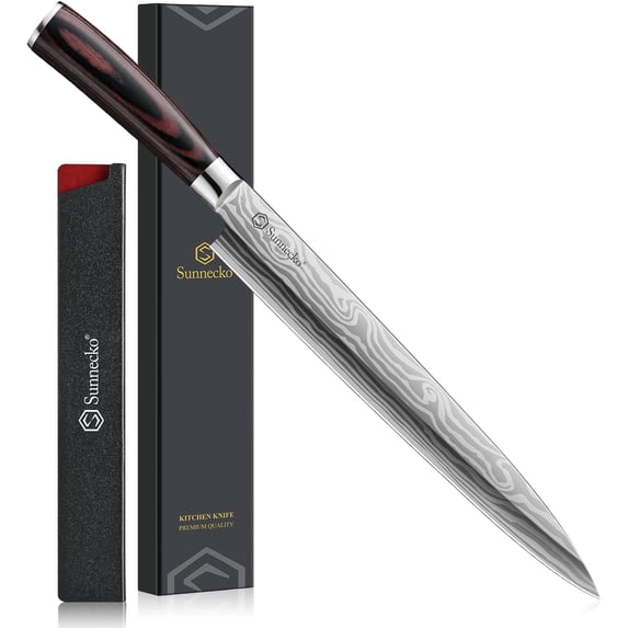 10.5 inch Sashimi Knife,High Carbon Stainless Steel Japanese Sushi ...