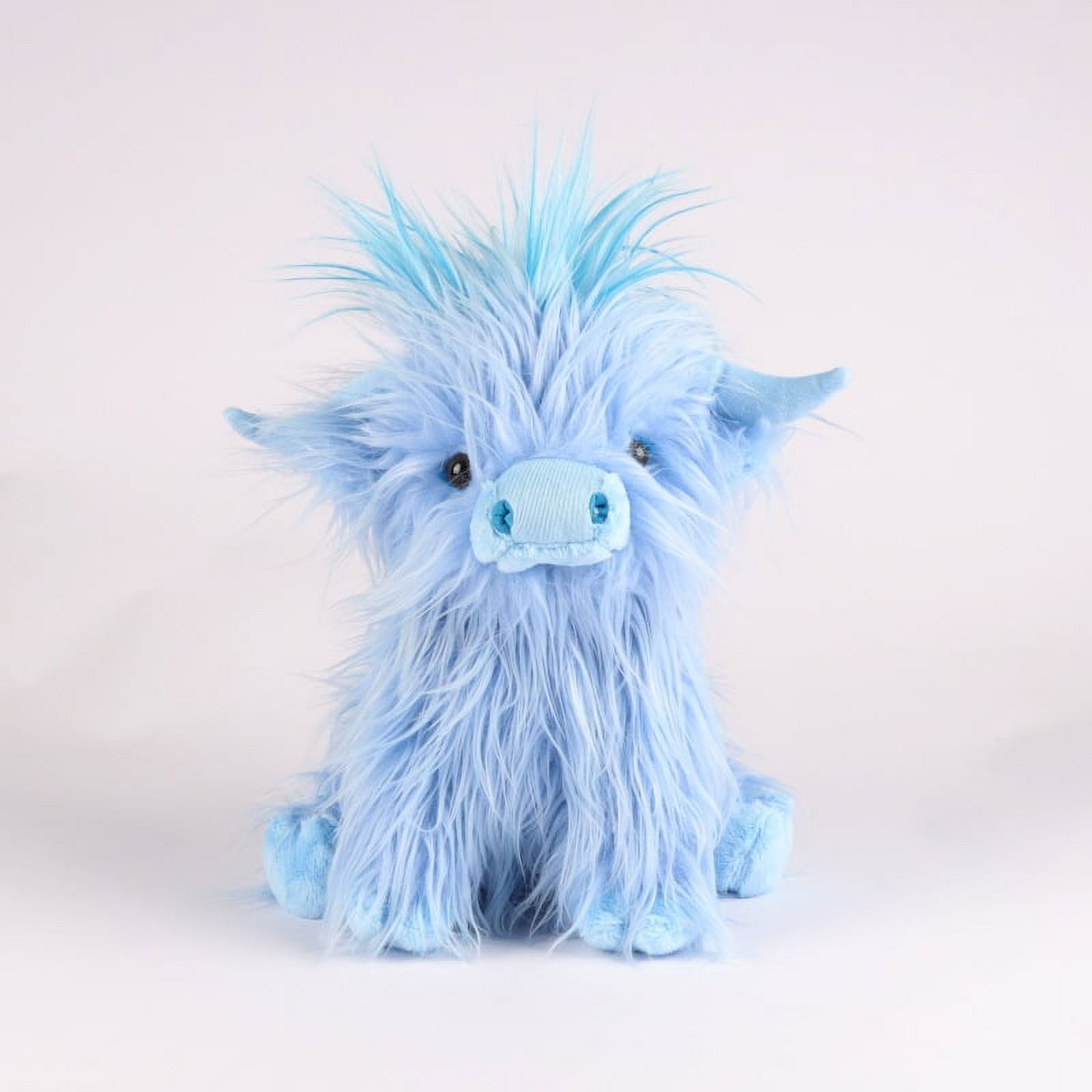 10.5 inches Highland Cows Stuffed Animals, Cute Fluffy Cow Plush Figure ...