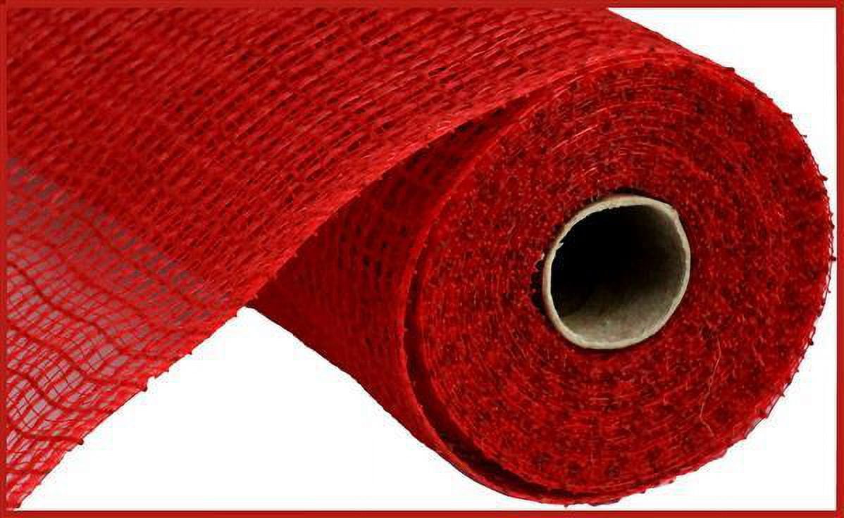 10.5"X10Yd Faux Jute/Pp Check Red RY831324 - Walmart.com