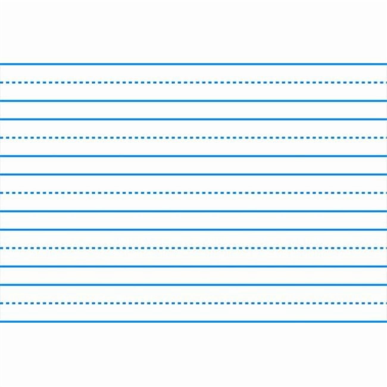 10.5 x 8 In. Sulphite Long Way Skip-A-Line Writing Paper, White, Pack ...