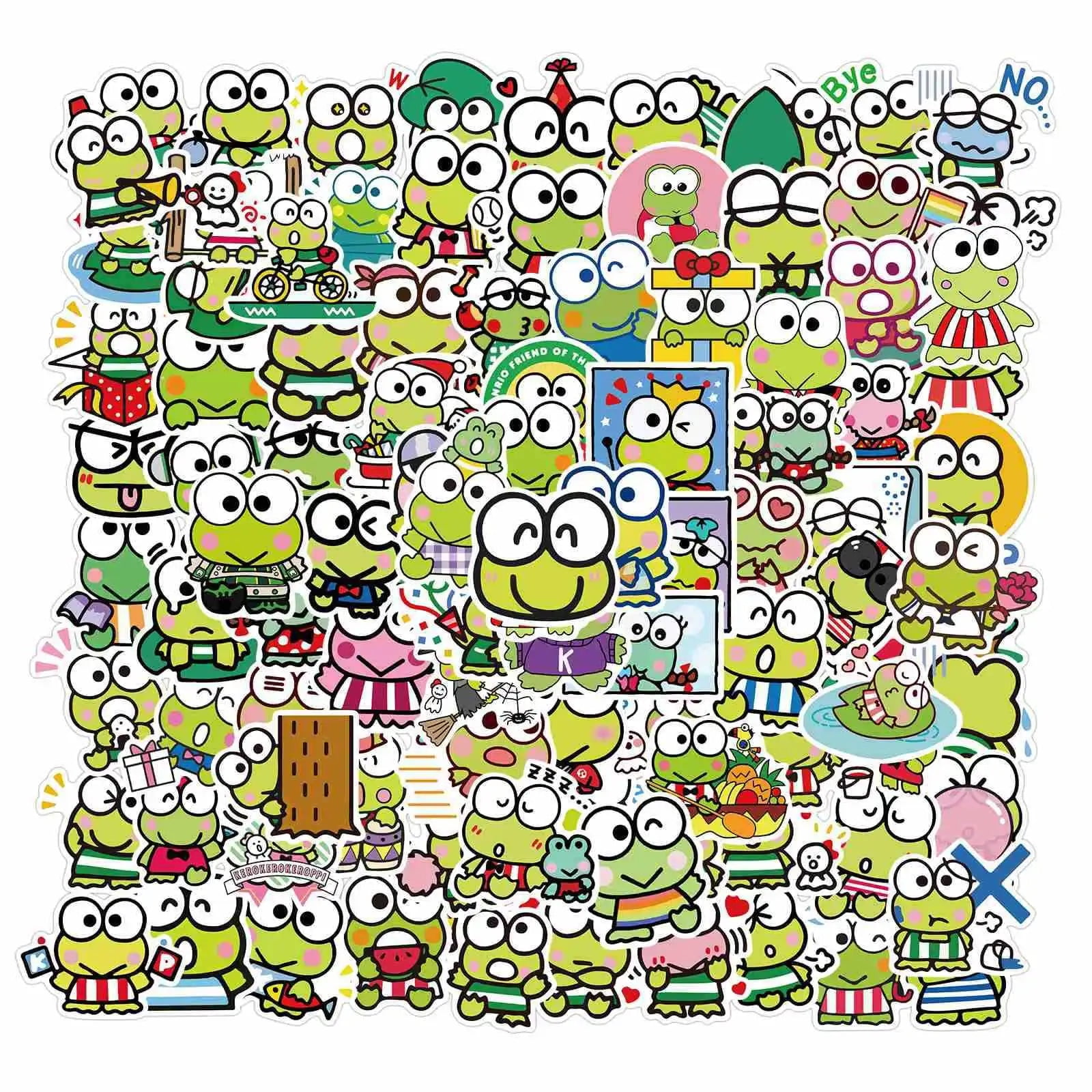 10/50/100Pcs Cute Cartoon Sanrio Poster Stickers Phone Graffiti Luggage ...