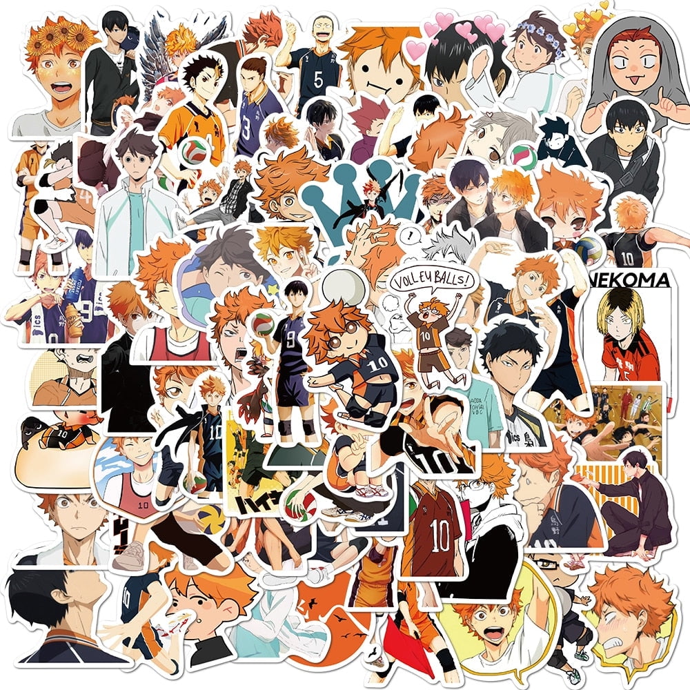 10/50/102pcs Haikyuu Stickers Set - Walmart.com