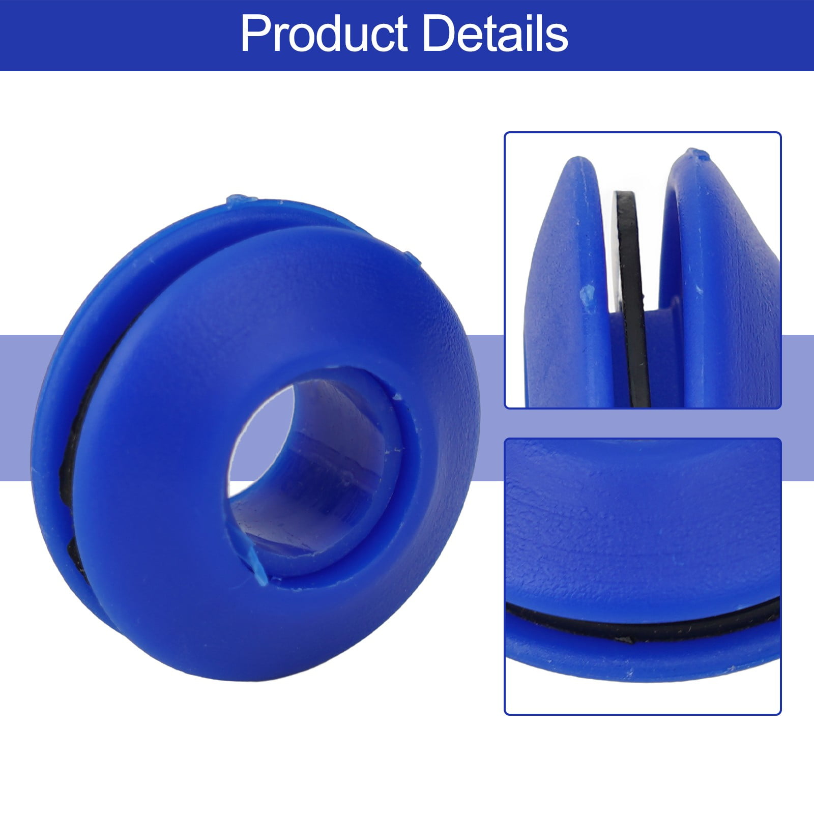 10/50 PCS Plastic Eyelets Set Round Eyelets Tarpaulin Eyelets Solar ...
