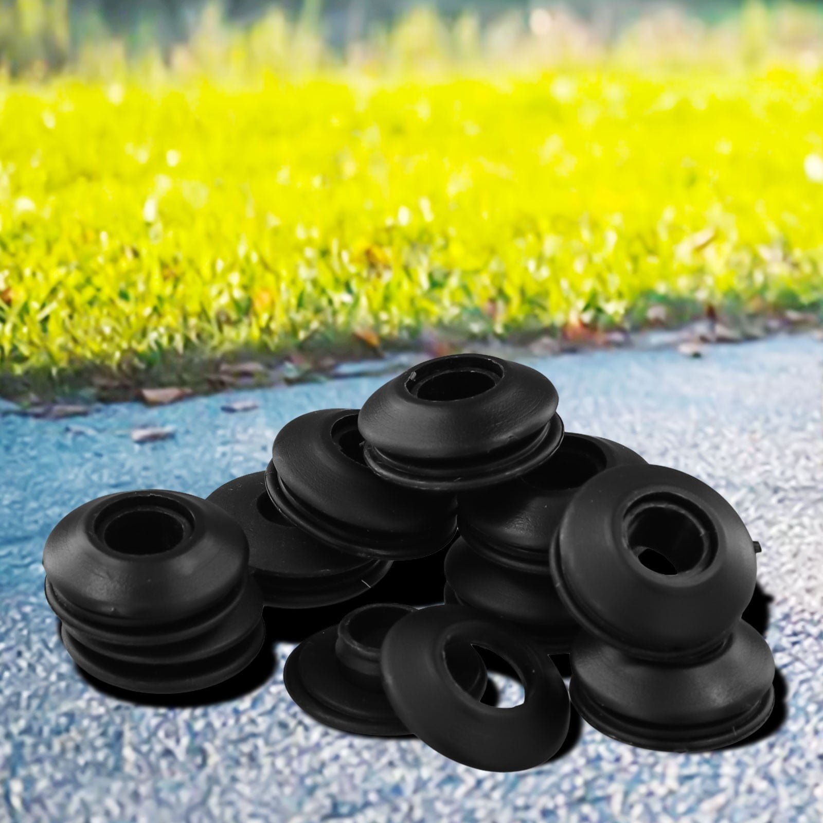 10/50 PCS Plastic Eyelets Set Round Eyelets Tarpaulin Eyelets Solar ...