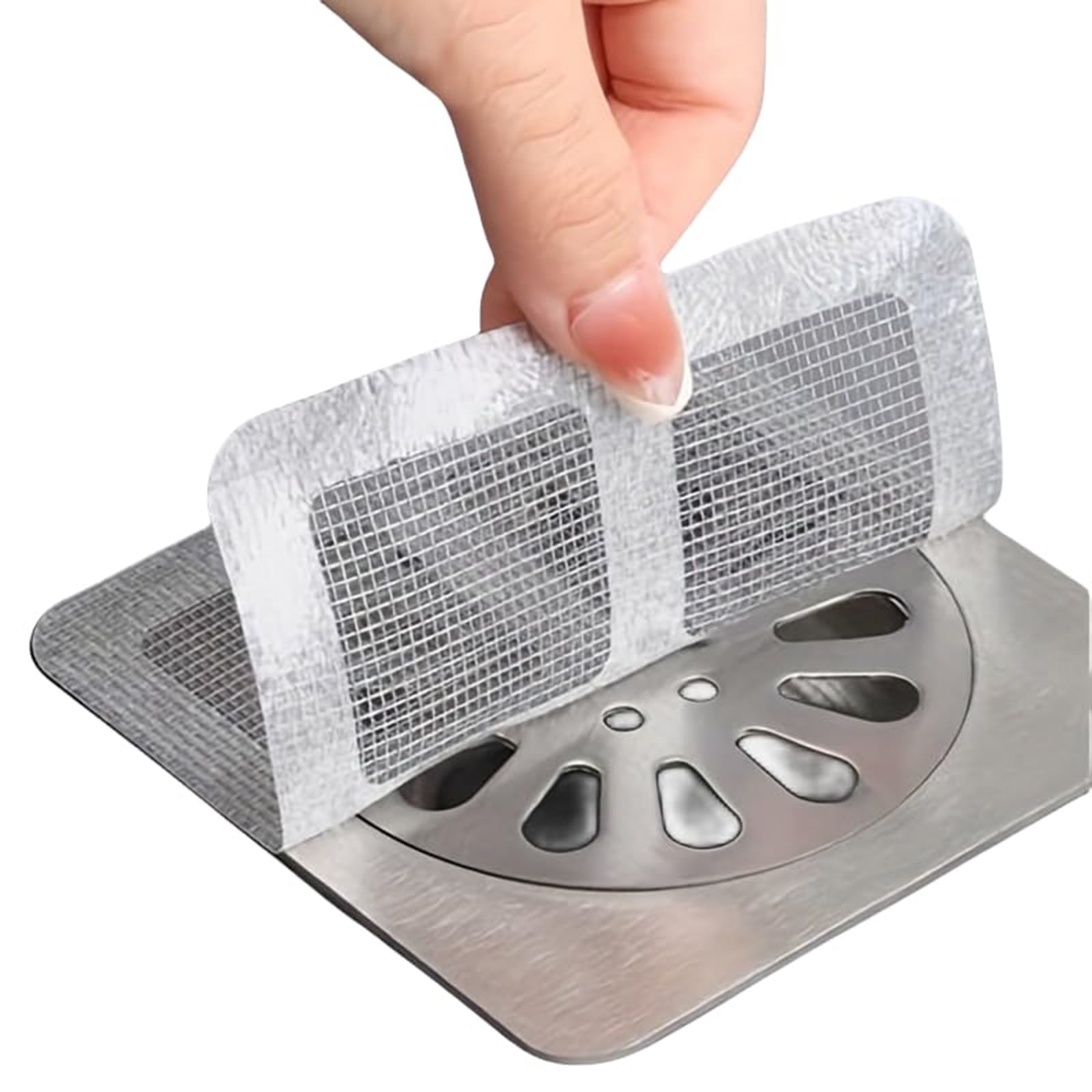 10/50 Pcs Disposable Shower Drain Cover Hair Catcher Shower Drain Mesh ...