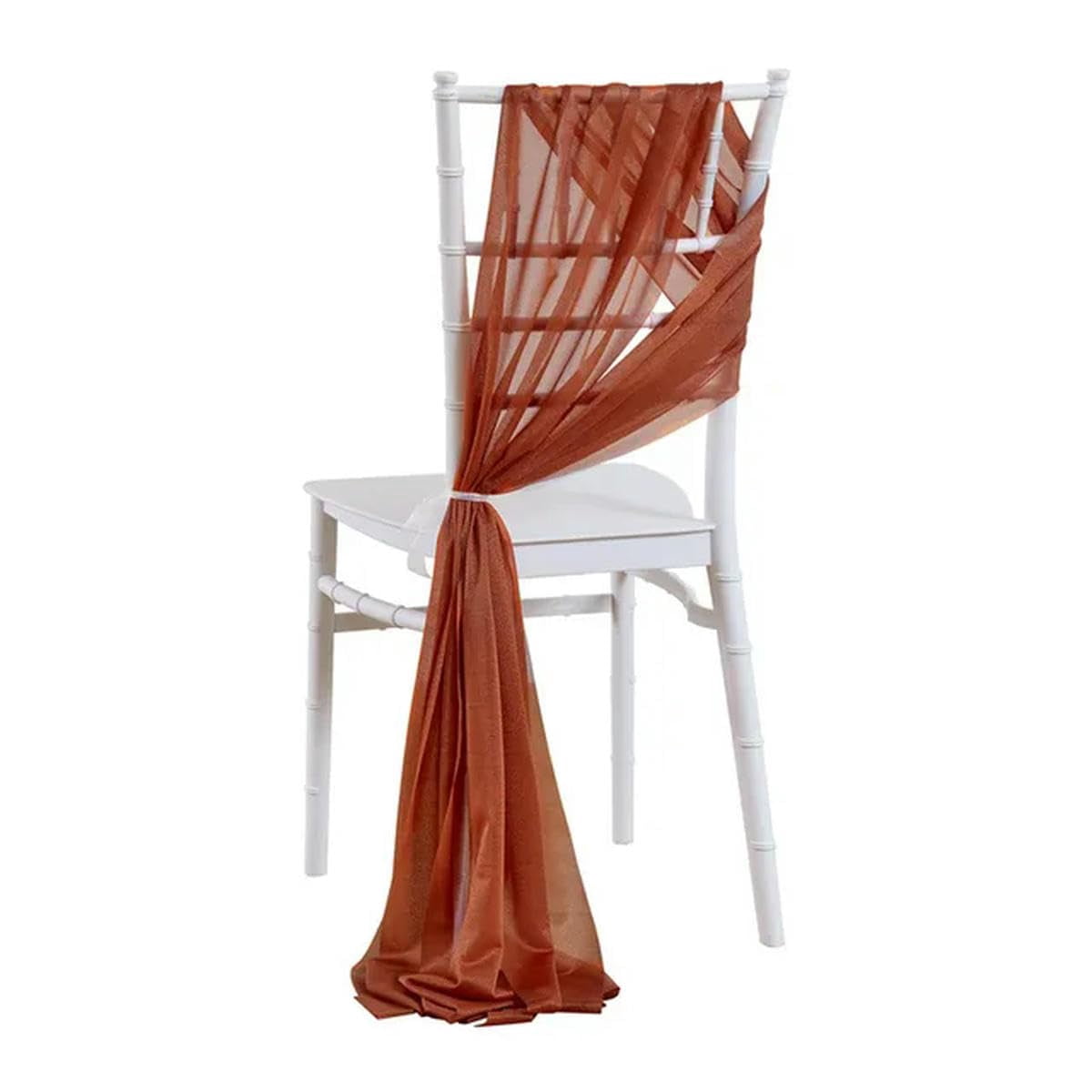 10/50 pcs as Chiffon Chair Sashes Wedding Chair Decoration for Aisle ...