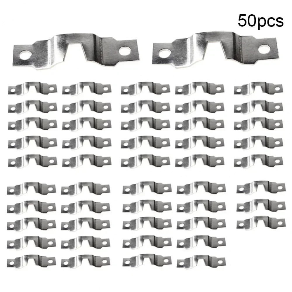 10/50PCS Stainless Steel Hook Buckles Hanger Hanging Connecting Photo ...