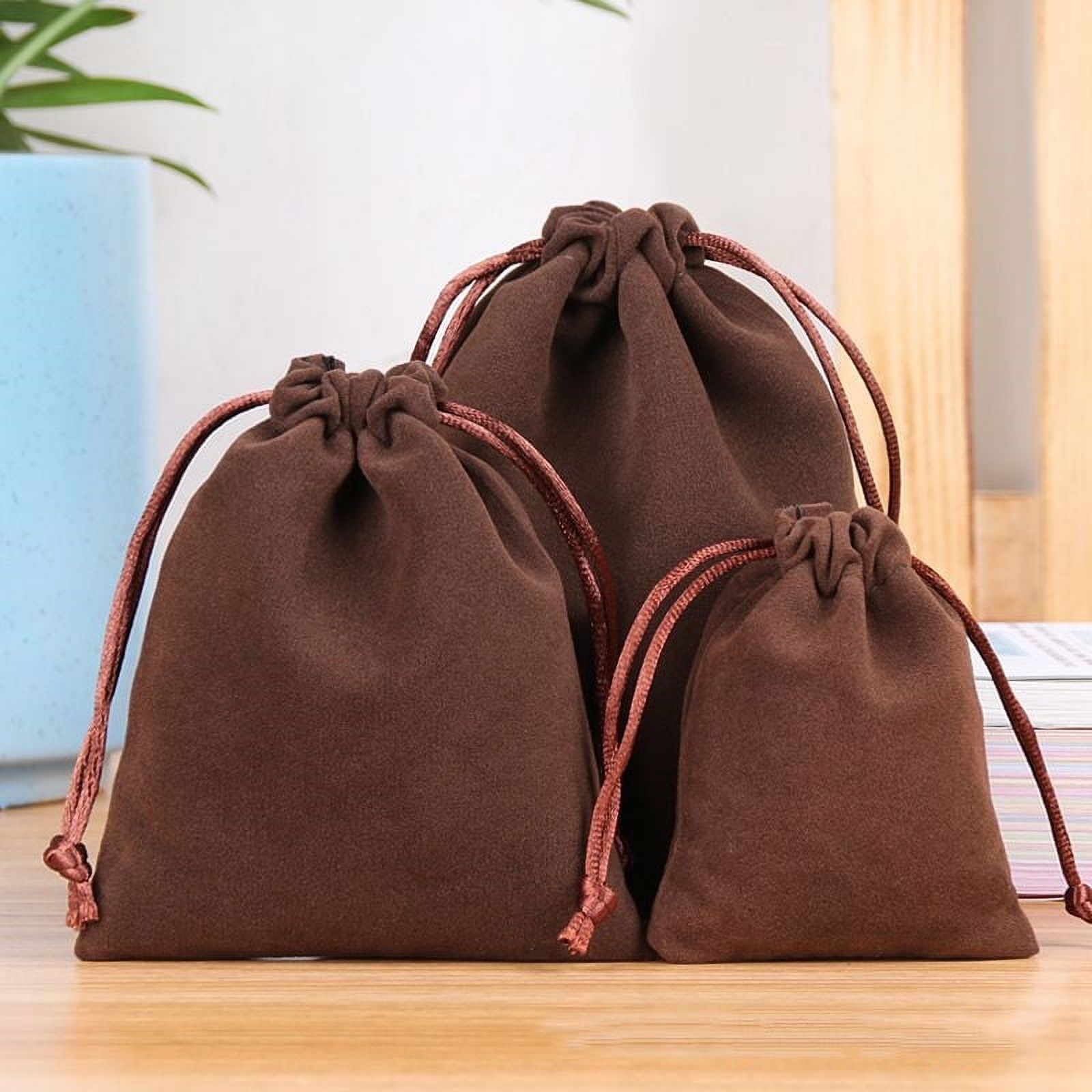 10/50Pcs 5x7 7x9 Multisize Velvet Bag Drawstrings Pouches Small Size ...