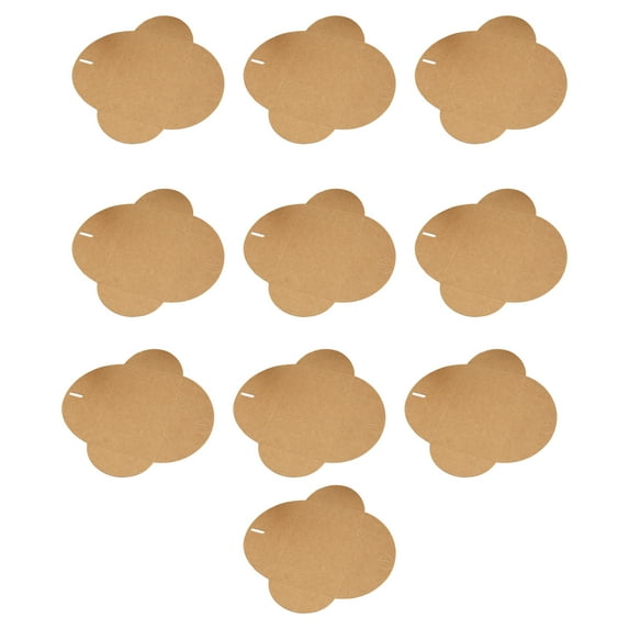 10/50Pcs Clasp Closure Design Heart Clasp Envelope Set, 4x6 Inch Brown ...