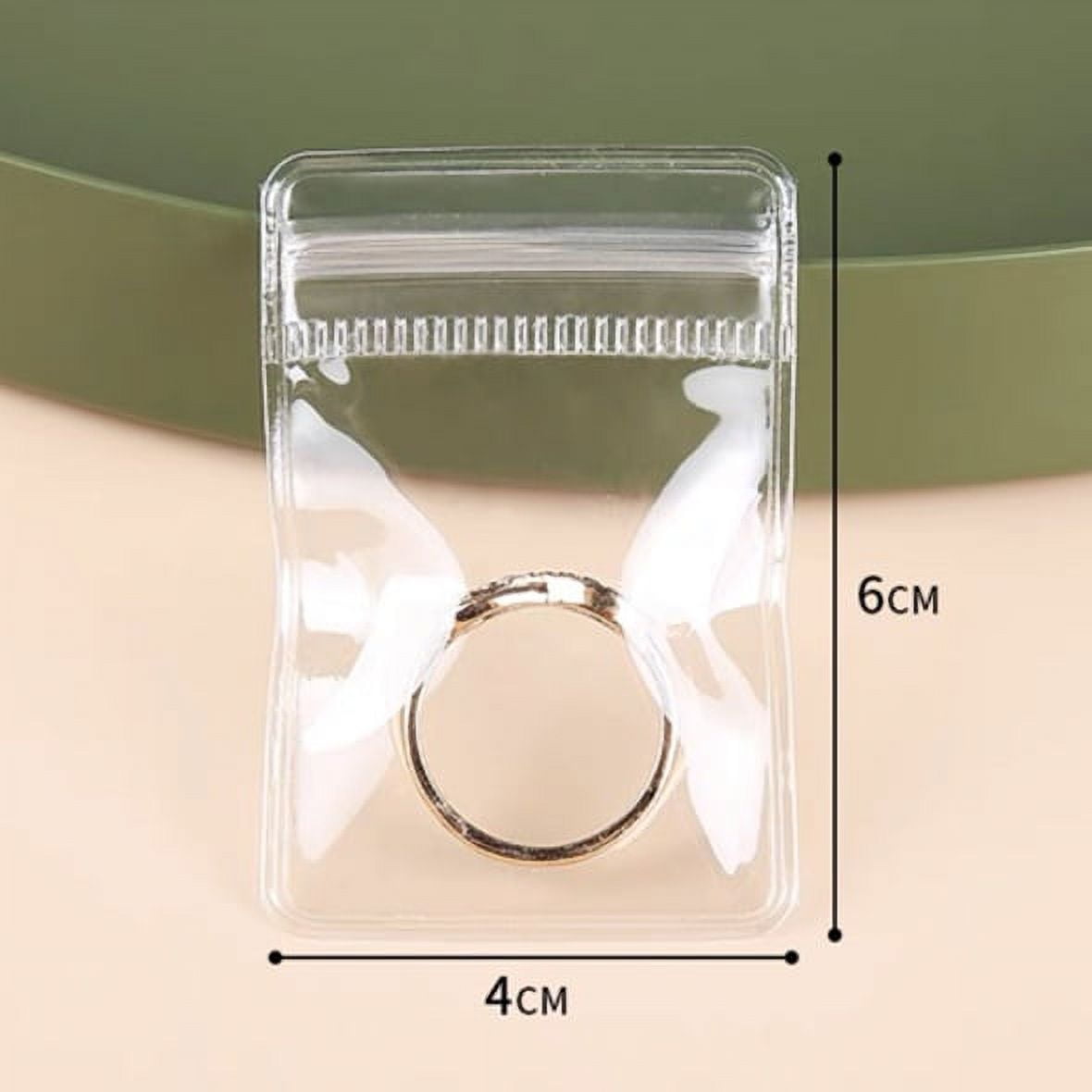 10/50Pcs Transparent PVC Jewelry Organizer Pouches Bags Anti-Oxidation ...