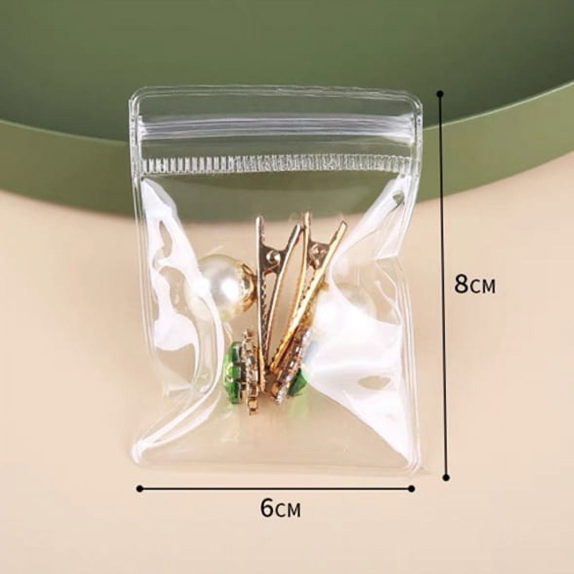 10/50Pcs Transparent PVC Jewelry Organizer Pouches Bags Anti-Oxidation ...