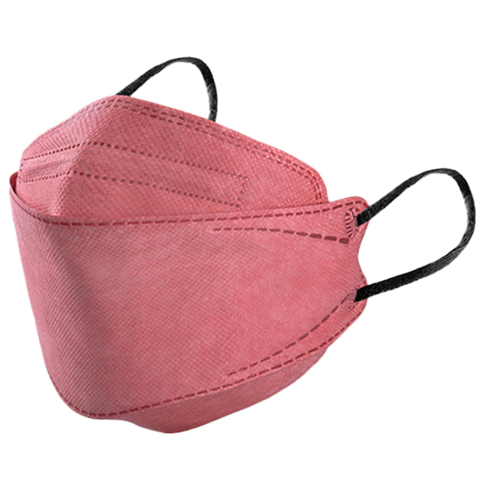 10/50pcs Adult Disposable Face Mask 4 Ply Breathable Mask With 3d ...
