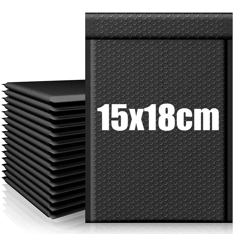 10/50pcs Black Padded Envelope Bags Waterproof Self Seal Packaging ...