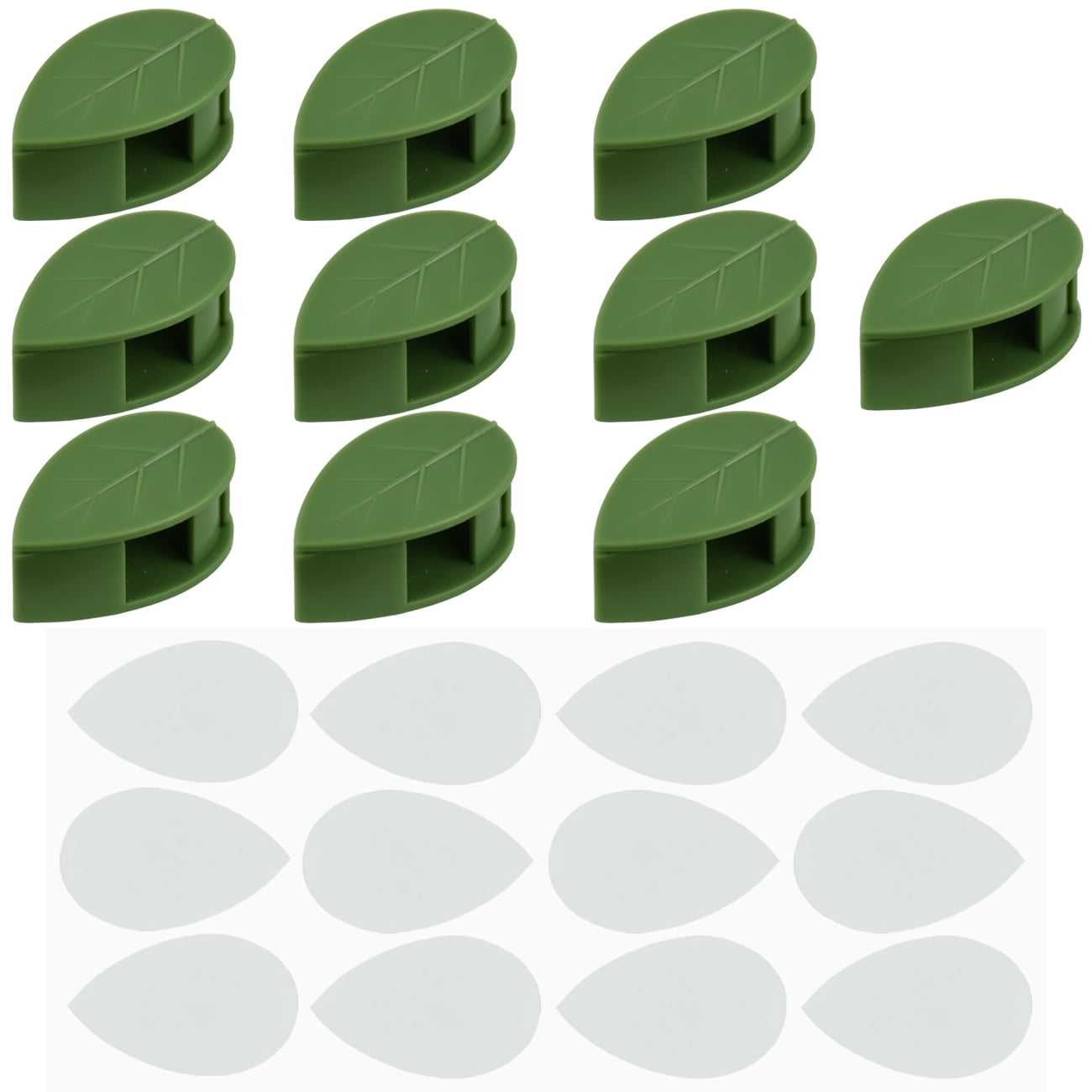 10-50pcs Garden Plant Climbing Wall Fixture Clips Self-Adhesive ...