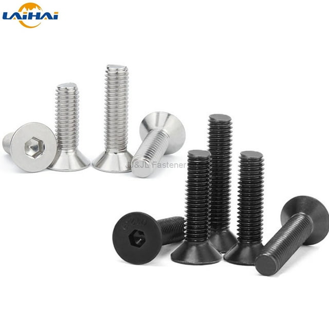 10 50pcs M2 M2 5 M3 M4 M5 M6 304 A2 Stainless Steel Black Grade 10 9
