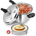 10.57QT Stainless Steel Cooker Canner, , Commercial Grade, Rapid ...