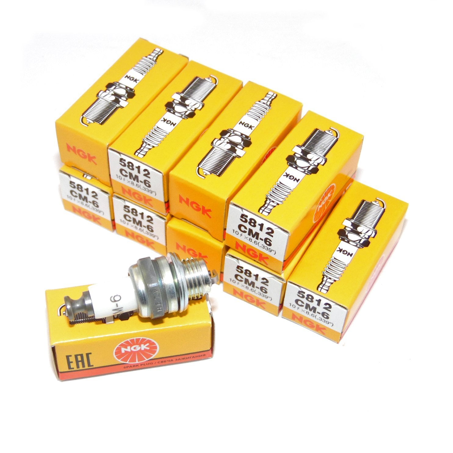 (10) 5812 NGK CM-6 - Walmart.com