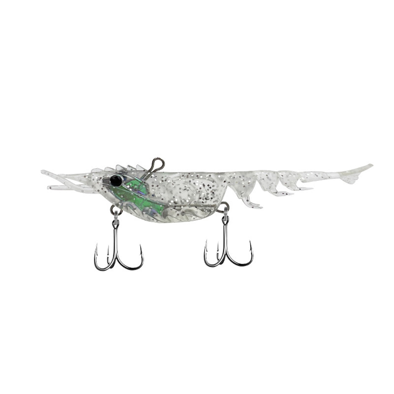 10.5CM Multi-jointed Soft Shrimp Lure with Hook Realistic Stretch ...