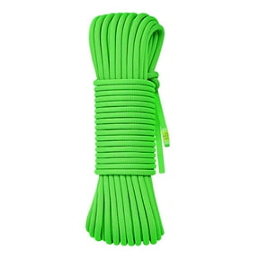 65FT Safety Climbing Rappelling Escape Rope 3300lbs Static Rock ...