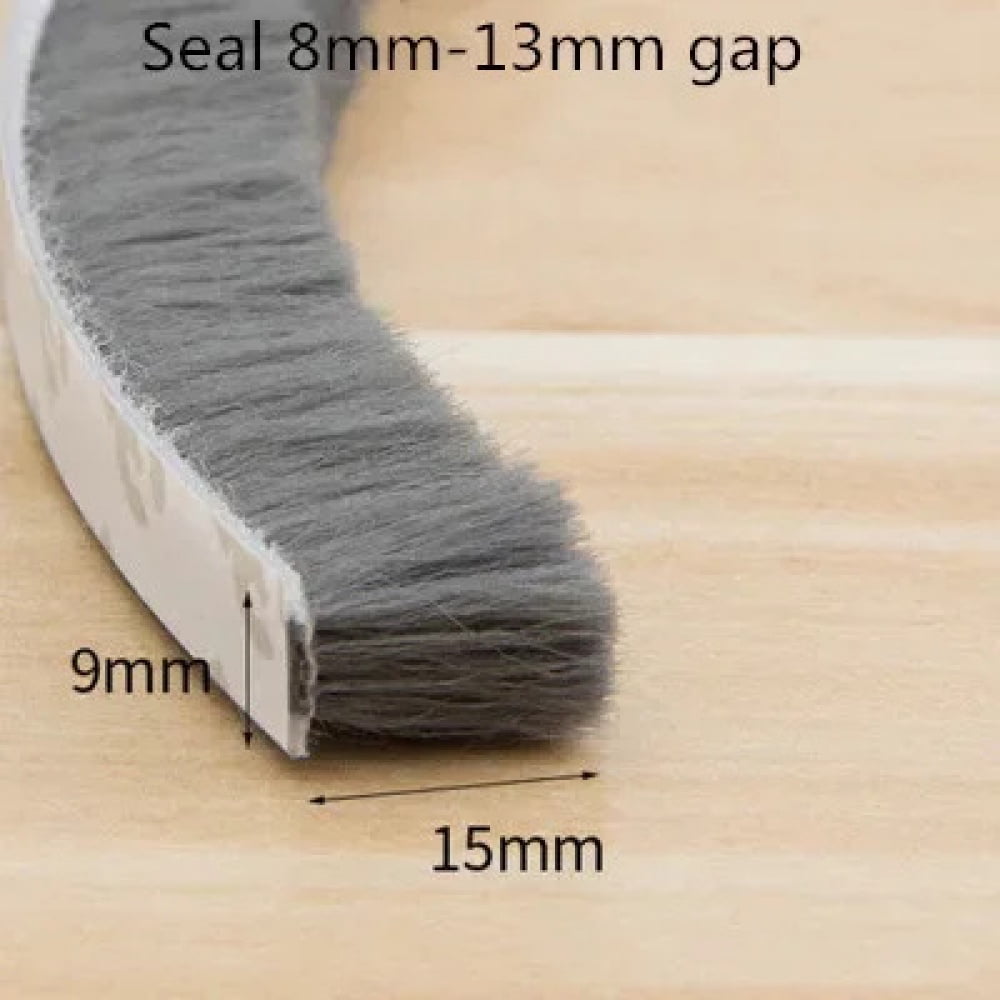 10/5Meters Brush Strip Self Adhesive Door Window Sealing Strip Home ...