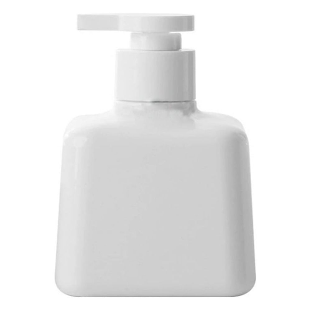 10.5Oz Square Pump Bottle Dispenser Refillable Plastic Lotion Dispenser Empty Lotion Pump Bottle ...