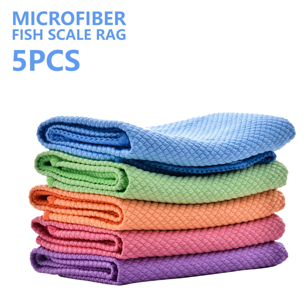 10/5PCS Microfiber Dish Towels,Dish Towels Set Super Absorbent Lint ...