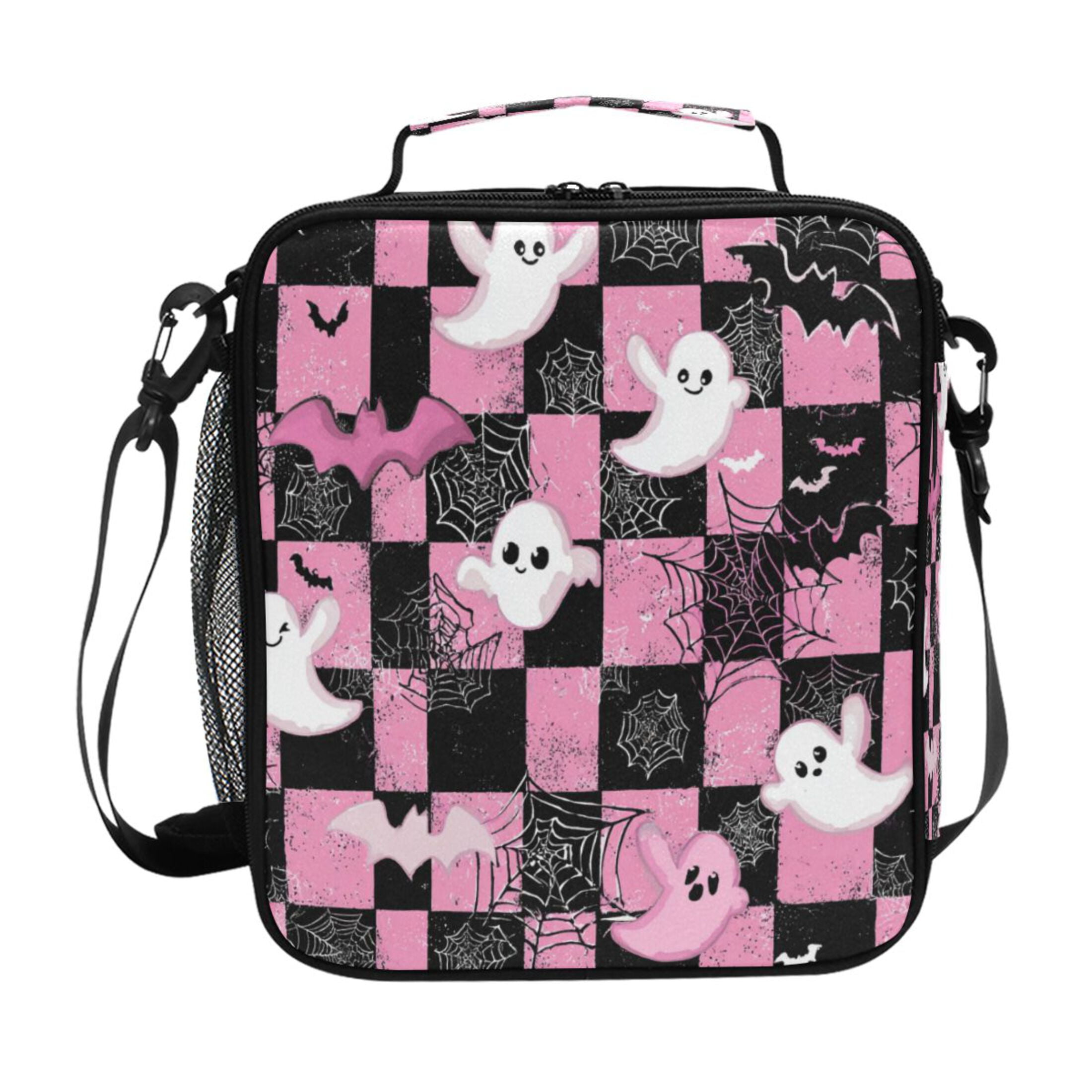 10.5X9.5in Square Insulated Lunch Bag Leak-proof Lunch Box for Outdoor ...