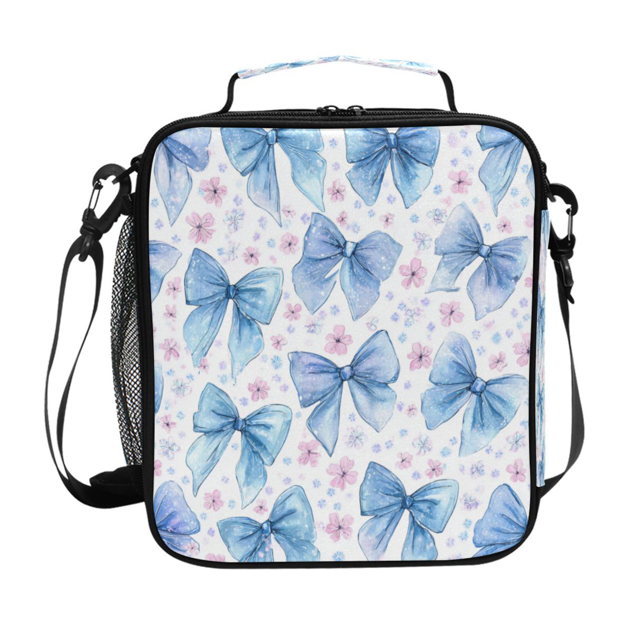10.5X9.5in Square Insulated Lunch Bag Leak-proof Lunch Box for Outdoor ...