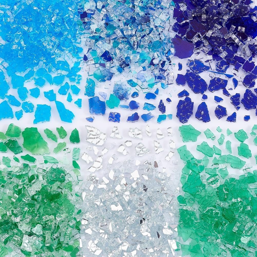 10.5oz Sea Glass Decor Crushed Sea Glass Amber Tumbled Sea Glass Decor ...