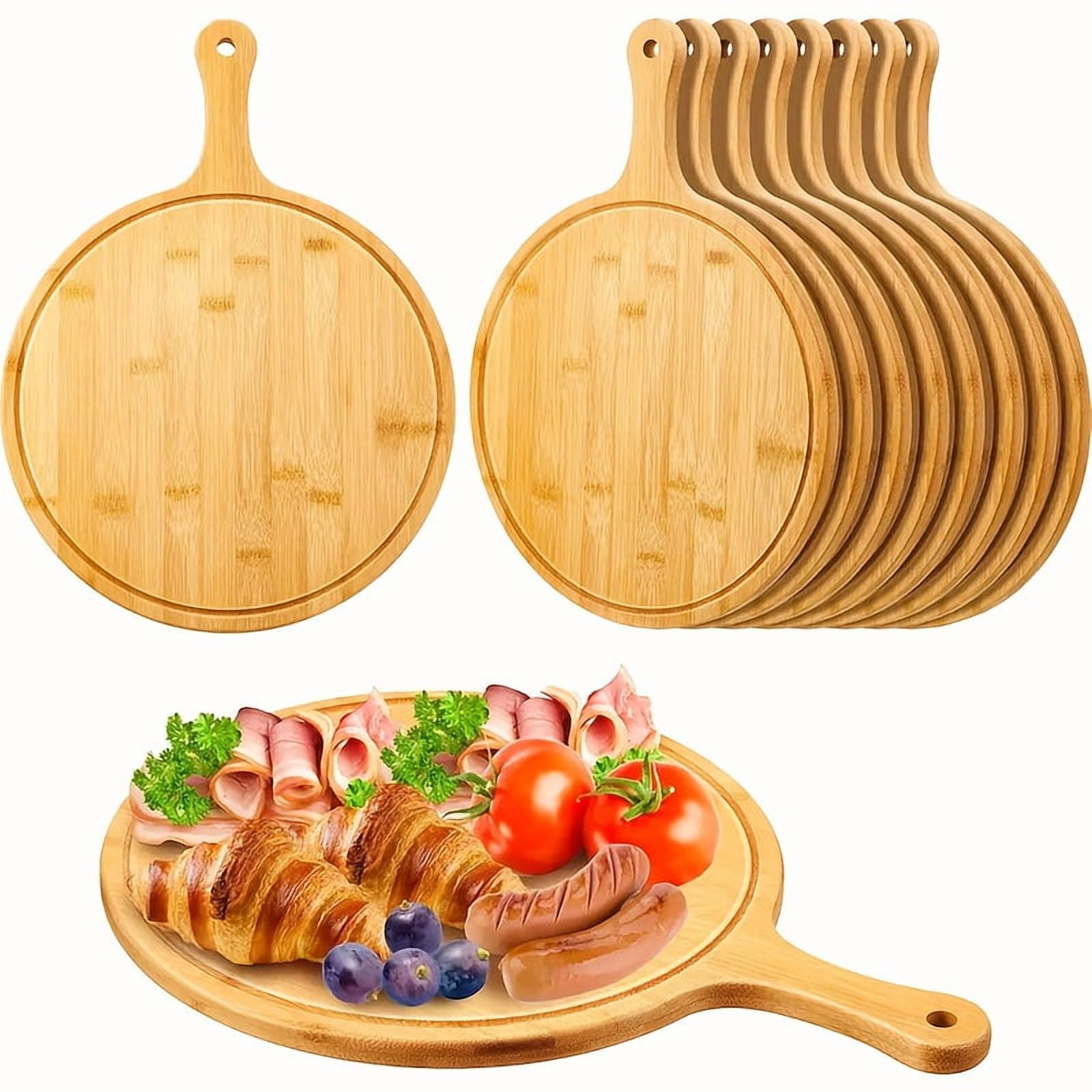 10/5pcs High Quality Pizza Board with Handle, 15inx11in, Natural Pizza ...