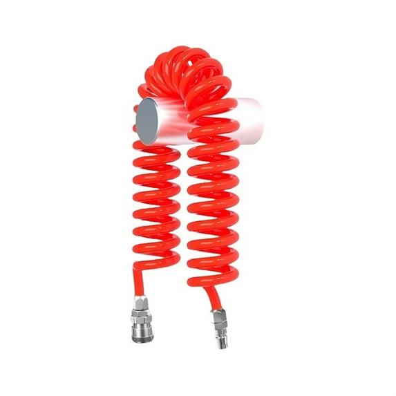 10*6.5 PU Spring Pneumatic Hose with Connector, Pressure Resistant ...