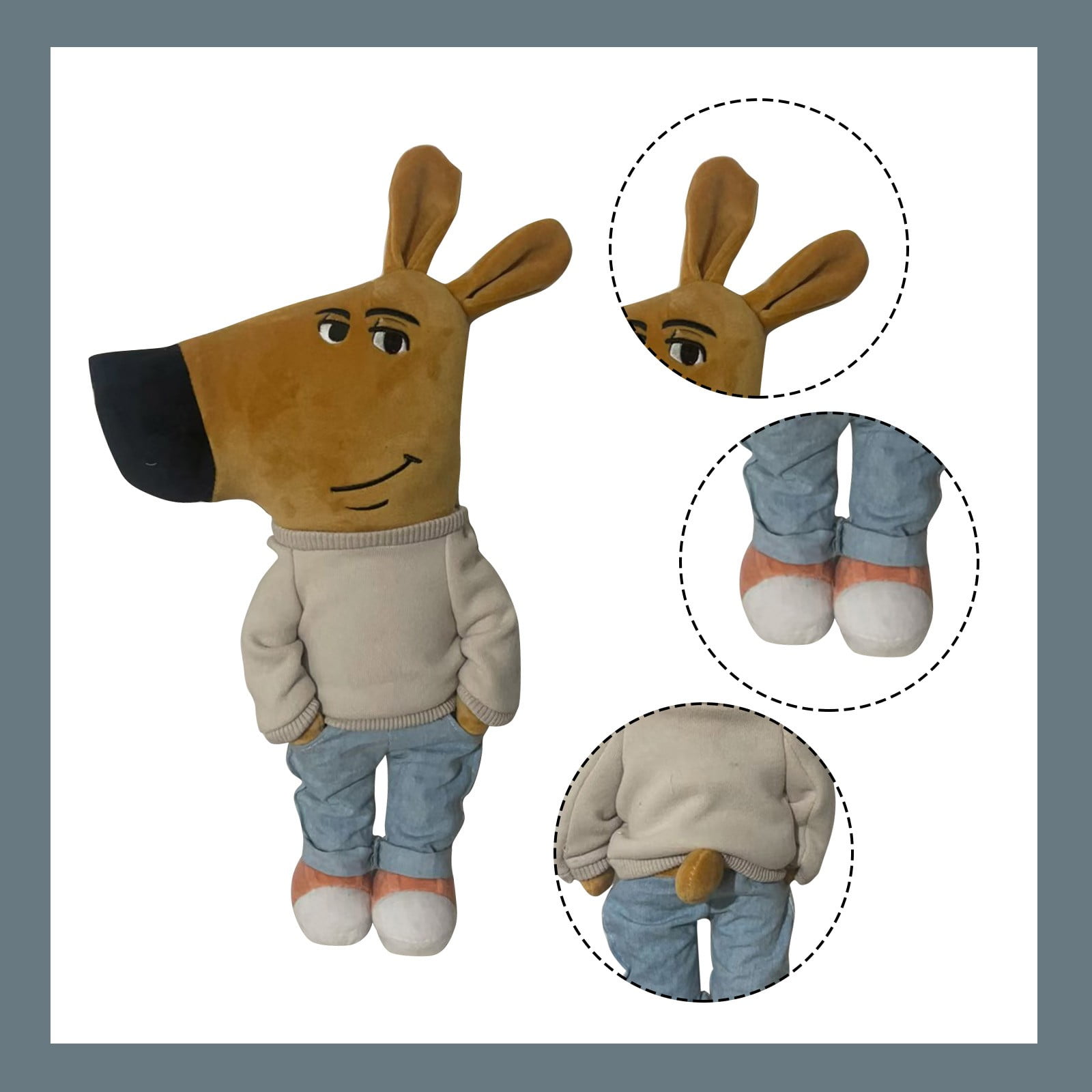 10.6-In Funny Stuffed Animals & Plush Doll with Costume Accessories ...