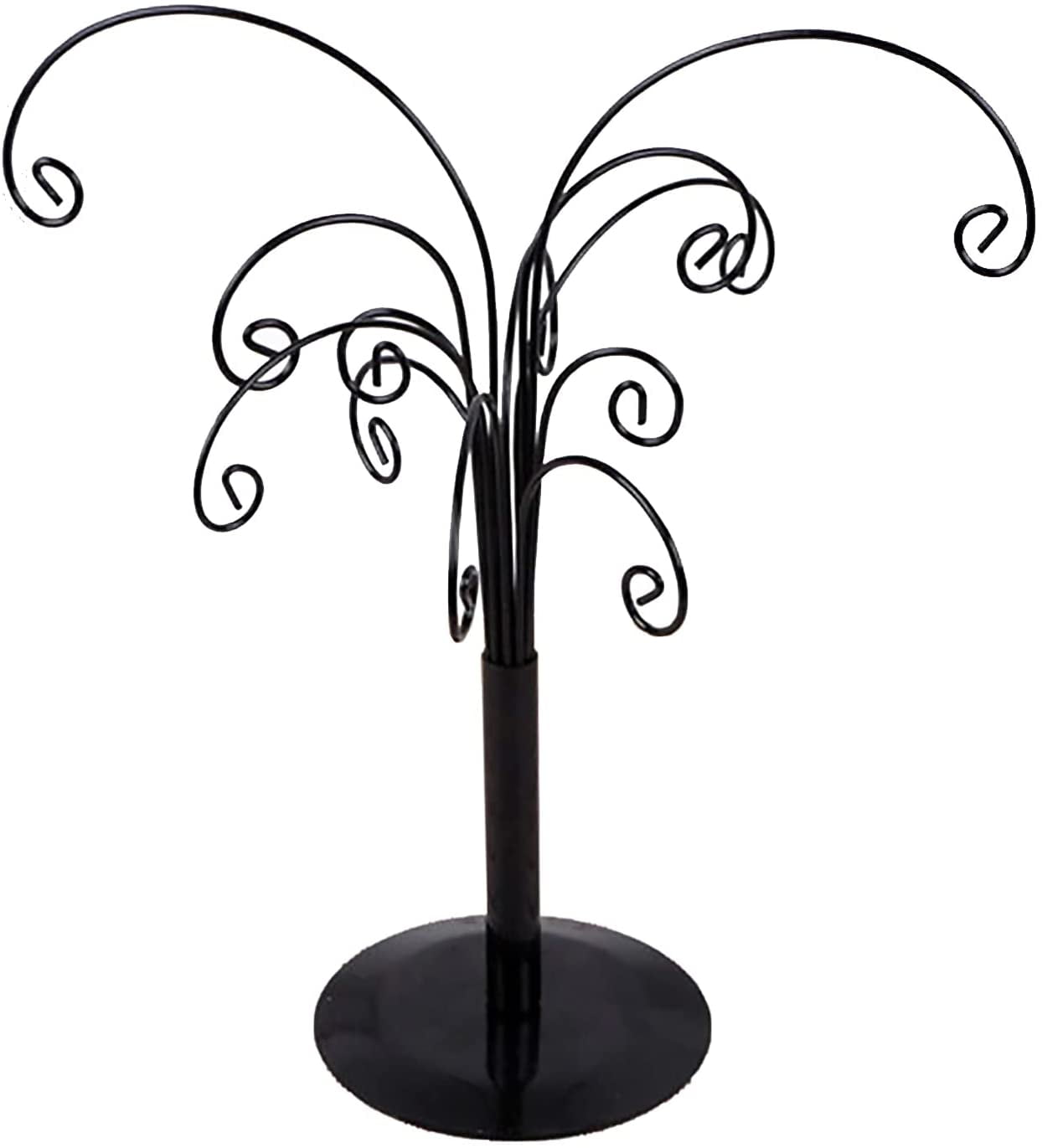 10.6 Inch Ornament Display Tree, Black Metal Tabletop Display Stand ...