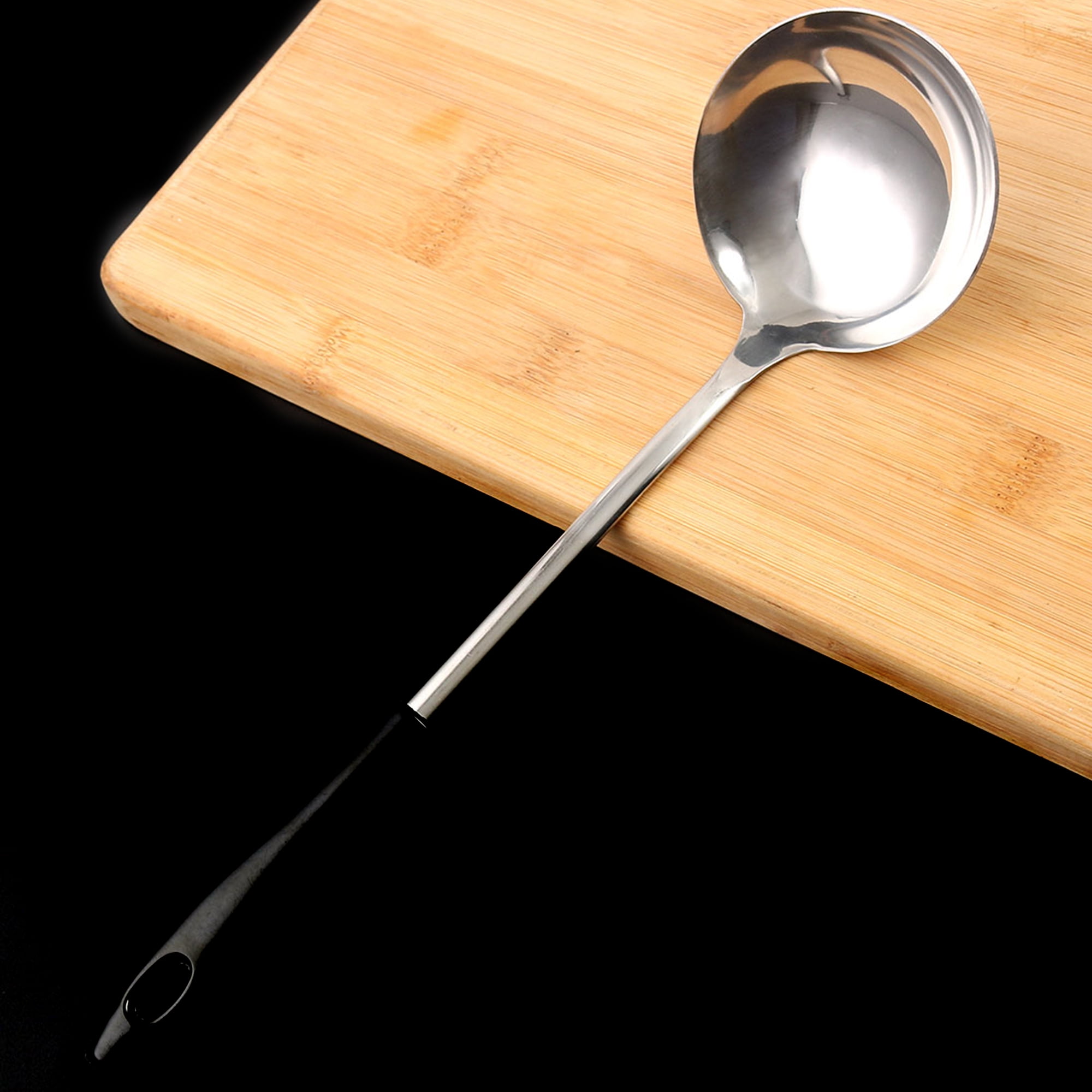 10.6" Stainless Steel Soup Ladle Spoon Restaurant Kitchens Scoop ...