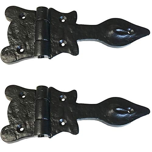 (10) 6" - Turtle Spear Decorative Iron Hinge - DS-115 - Antique Style ...